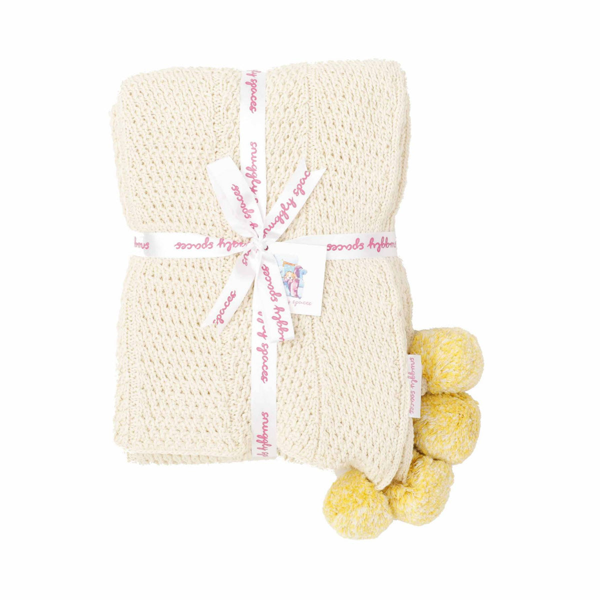 Snuggly Knitted Blanket - Ivory – snugglyspaces